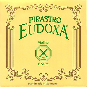 Pirastro Eudoxa 4/4 Violin E String - Medium Gauge - Aluminum-Steel - Loop-End