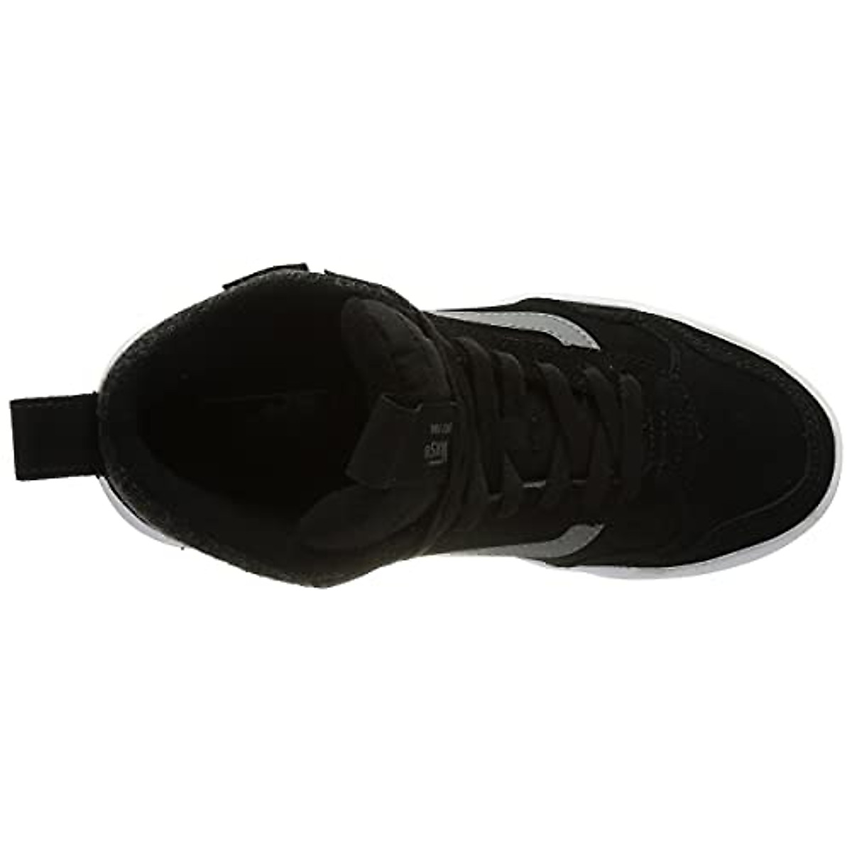 Vans Women's Hi-Top Trainers Sneaker, Suede Black Pewter, 9