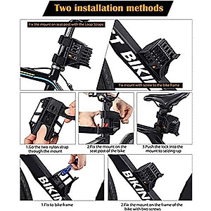 Bike Lock, Bicycle 26-Section Zinc Alloy Locks Portable Secure Against Theft Foldable Lock Bicycles Accessories