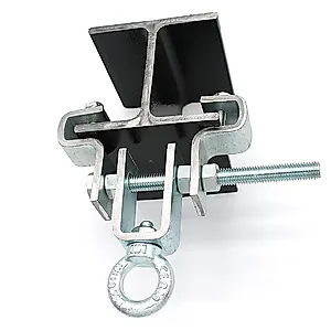 WANLIAN I-Beam Heavy Bag Hanger; Steel Clamp for Heavy Bag. Suitable for I-Beams with Bottom Width 2.5" 6.3cm7.5" 19cm; Can Withstand 450 Lbs