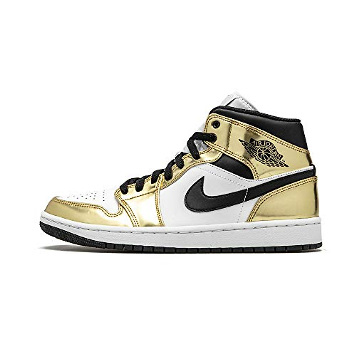 Jordan Air 1 Mid Se Metallic Gold/Black-White Mens Dc1419 700 - Size 10