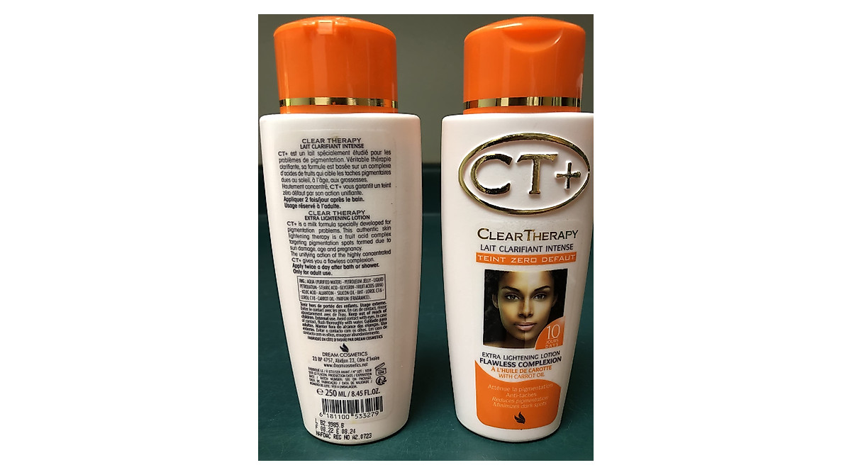 CT+ Clear Therapy Lightening Lotion with Carrot Oil 250ml