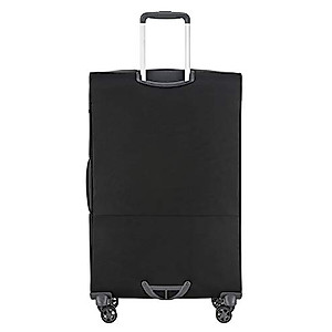 Samsonite Unisex Adults’ Luggage Suitcase, Black, Spinner L Expandable (78 cm-112.5 L)