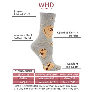 WHD Pomeranian Socks (Gray, Medium)
