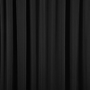 10 ft x 8 ft Wrinkle Free Black Backdrop Curtain Panels, Polyester Photography Backdrop Drapes, Wedding Party Home Decoration Supplies