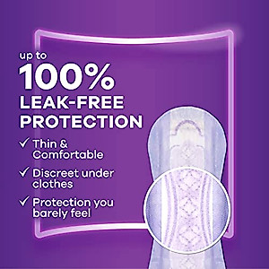 Always Discreet Adult Incontinence & Postpartum Liners for Women, Size 2, Very Light Absorbency, Long Length, 111 Count x 2 Packs (222 Total count)