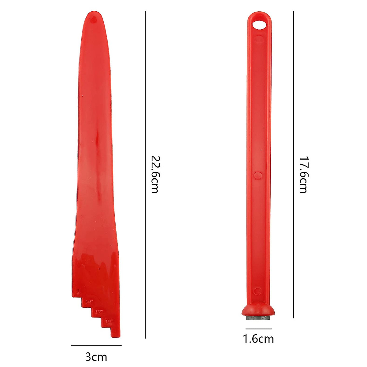 YHXiXi Canning Kit 2PCS Canning Bubble Popper Bubble Removers and 2PCS Jar Lid Lifter Magnetic Lid Lifters Green and Red