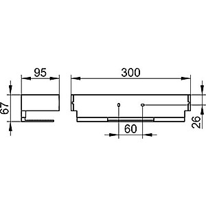 Keuco Edition 11 11158010000 Shower Basket Chrome-Plated