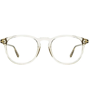 Tom Ford Oval Eyeglasses TF5401 020 Transparent Gray 51mm FT5401