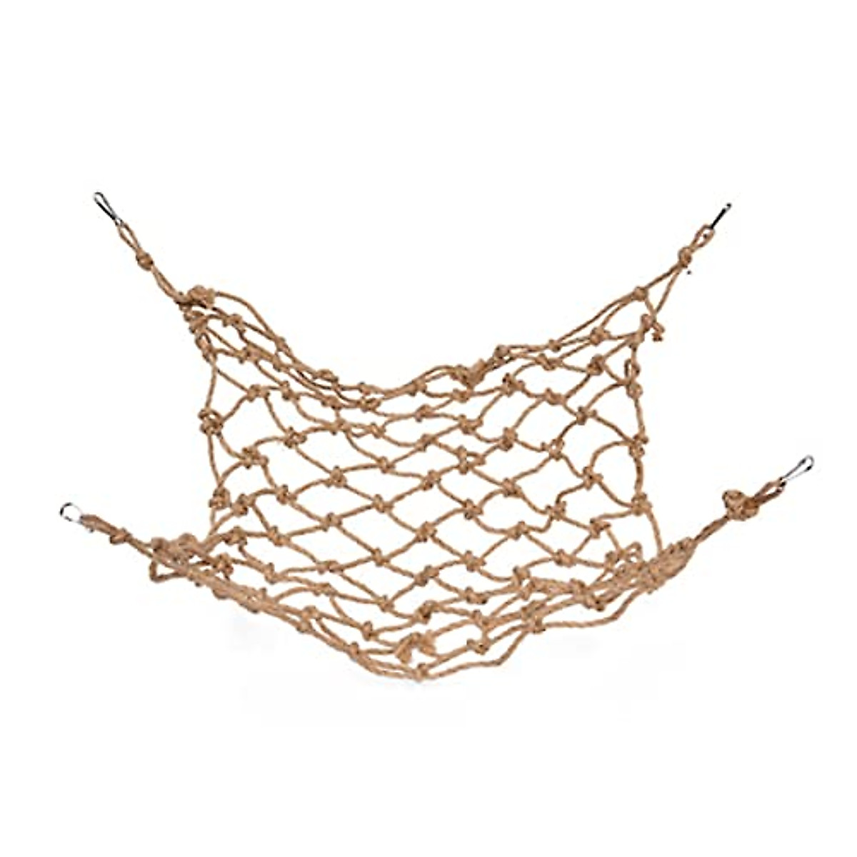 Balacoo Hamster Hammock Gym Cockatoo Size for Hanging Macaw Pendant Swing Budgie Parakeet Play Small Rope Toys Lovebirds Cage Ladder Hamster Toy Net Bird Climbing Buckle Parrot with