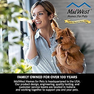 MidWest Homes for Pets Dog Crate Cover, Privacy Dog Crate Cover Fits MidWest Dog Crates, Crate Cover Only, Machine Wash & Dry, Black, 30-Inch