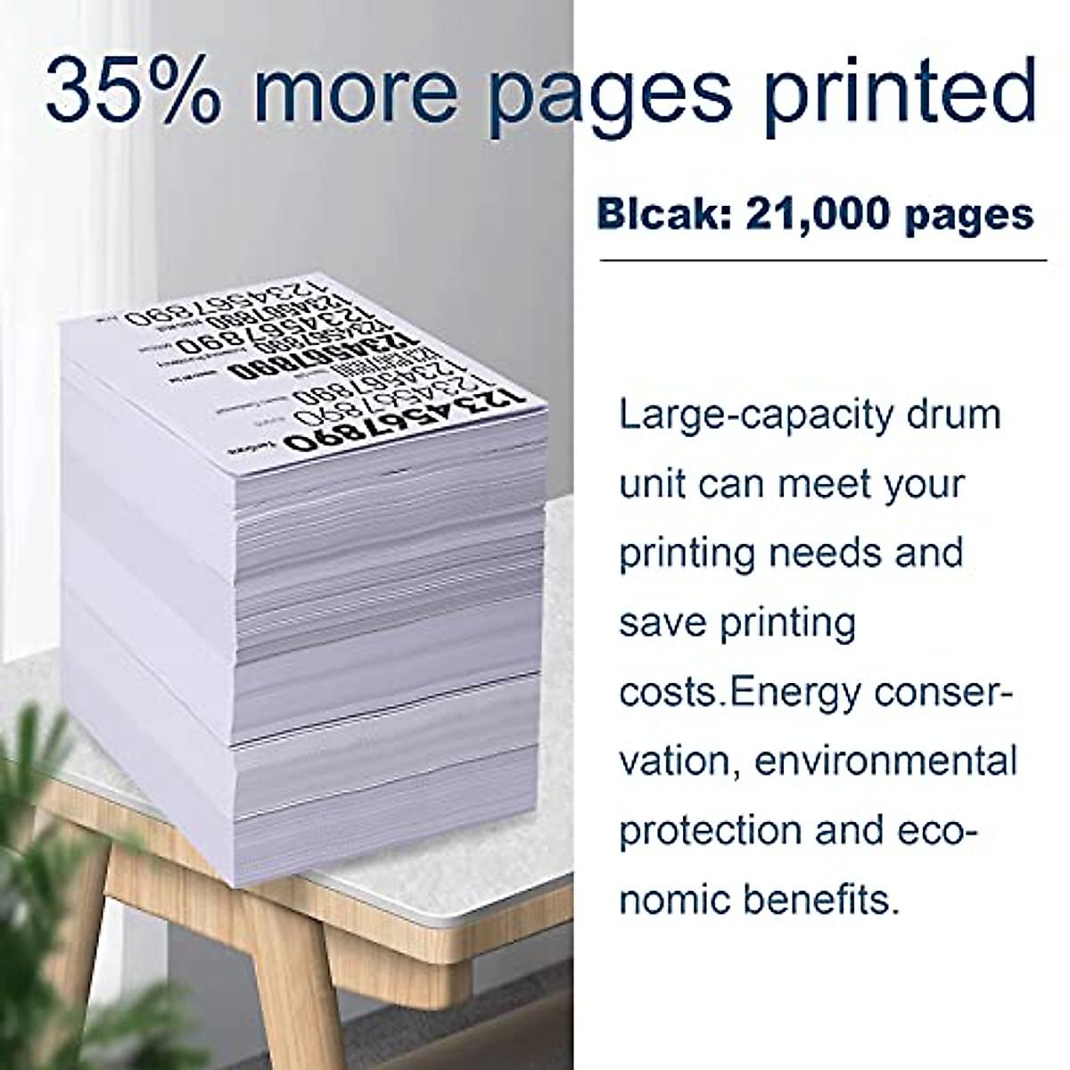 JUL 1-Pack Black DR-400 DR400 Drum Unit Compatible Replacement for Brother DCP-1200 1400 HL-1230 1240 1250 1270N 1435 MFC-8300 8500 8600 P2500 8700 9600 9700 9800 IntelliFax-4100e 4100 4750 Printer