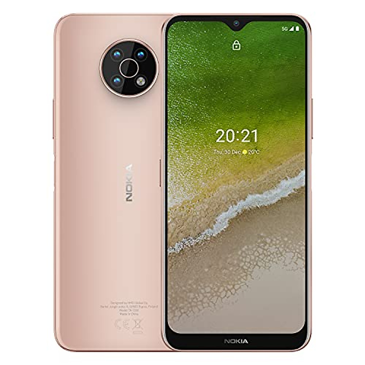 Nokia G50 5G | Android 11 | Unlocked Smartphone | US Version | 4/128GB | 6.82-Inch Screen | 48MP Triple Camera | Sand