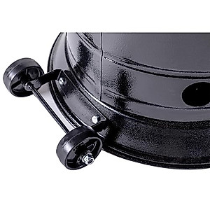 Legacy Heating Commercial Outdoor Patio Heater, Hammered Black