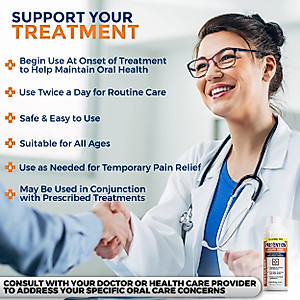 Prevention Oncology Alcohol Free Mouthwash, Soothing, Gentle, & Moisturizing, Mouthsore and Dry Mouth Mouthwash Specially Formulated for Patients Undergoing Oncology Treatment - 16 oz Bottle, 1-Pack