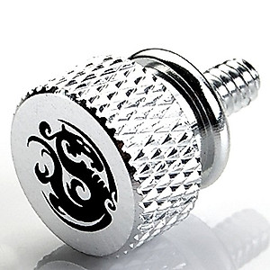 Aluminum Thumbscreen Blue with Logo for Bitspower M3