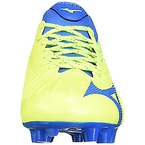 Mizuno Unisex Rebula III Select Soccer Shoe, Safety Yellow-Blue, 11 US Men