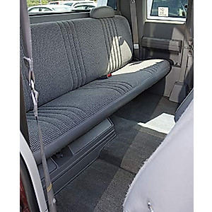 Compatible with Chevy C/K Silverado or GMC Sierra Full Size Extended Cab Truck 1988-1998 Single 12" Subwoofer Sub Box Speaker Enclosure