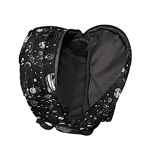 Wamika Space Galaxy Stars Kids Backpack Black Hole School Backpacks Boys Girls Daypack Book Bag