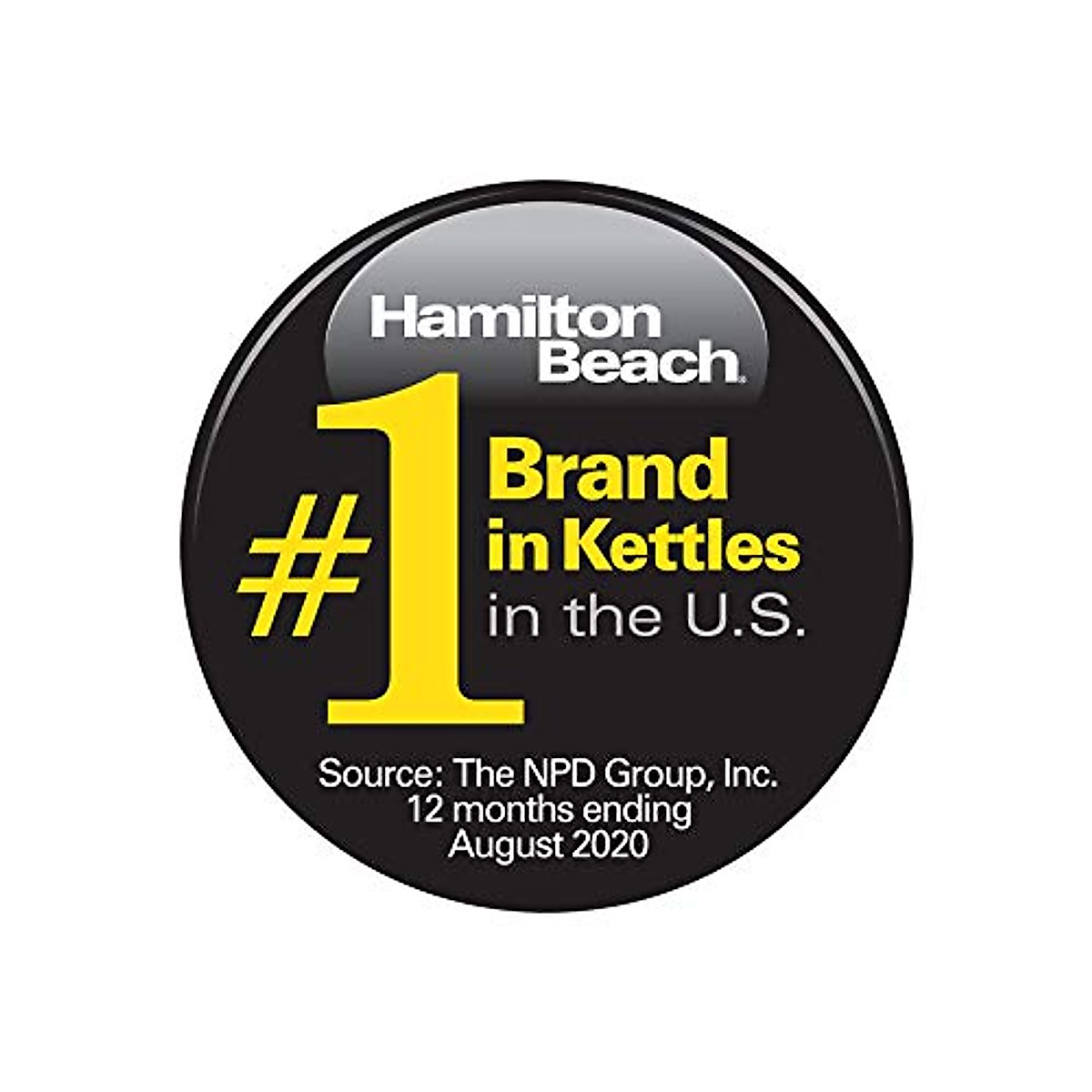 Hamilton Beach Electric Tea Kettle, Water Boiler & Heater, 1.7 L, Cordless, Auto-Shutoff & Boil-Dry Protection, Black (41010)