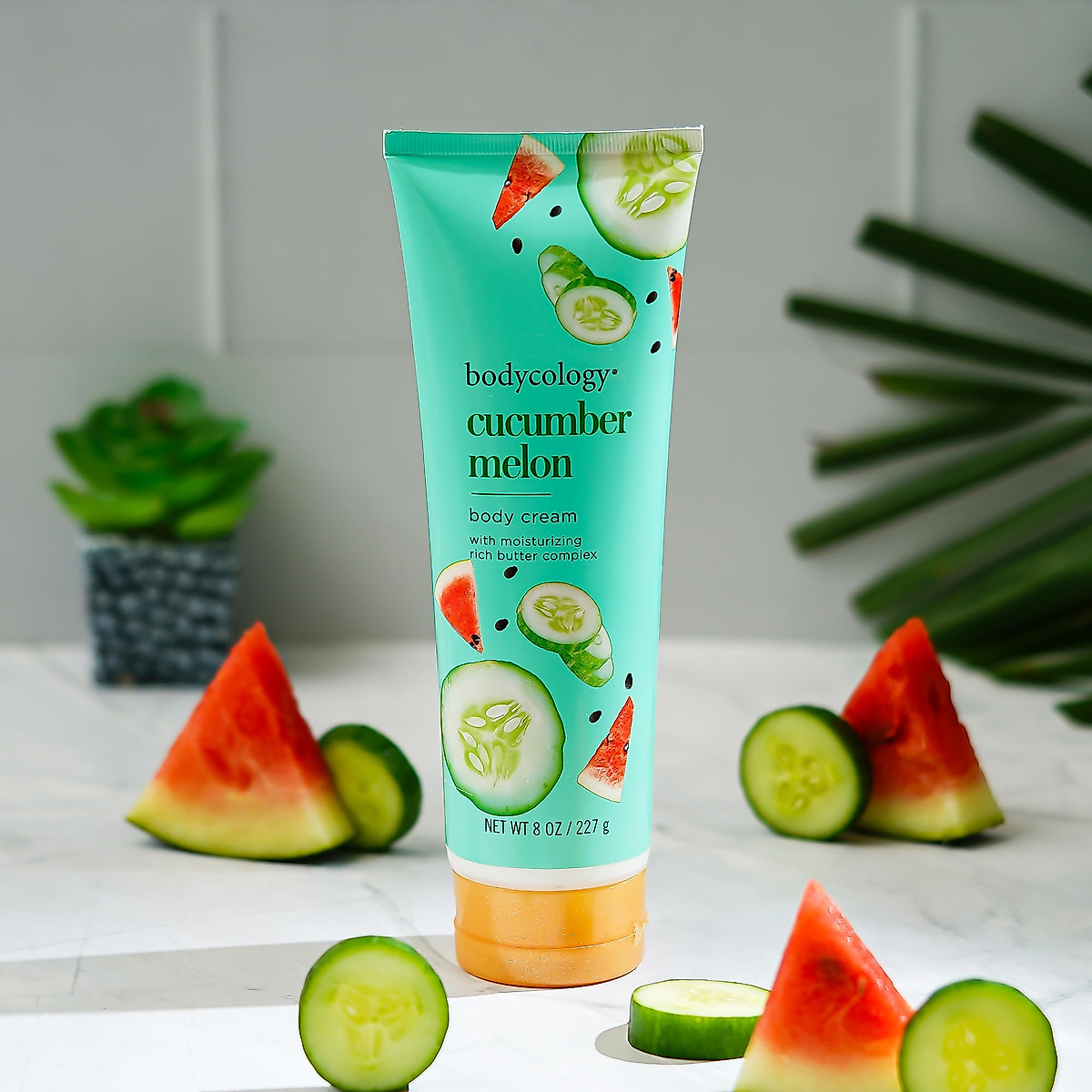 Bodycology Body Cream - Cucumber Melon for Women - 8 oz Body Cream