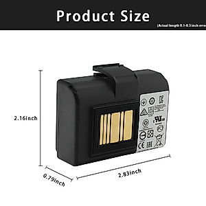 KONGNY Replacement Battery for Zebra Printers QLn220, QLn320, ZR638, ZQ520, ZQ500, ZQ510, ZR628, ZQ610, ZQ620, ZQ658, ZQ668, ZQ521, ZQ511, ZR658, ZR668 - Optimized for Professional Use