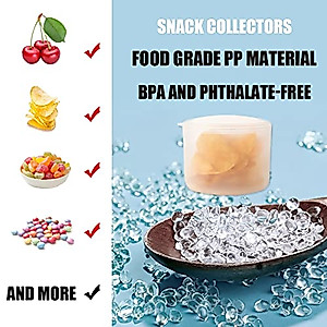 Funbliss 4 in 1 Stroller Cup Holder with Snacks Holder with Phone Holder,Deluxe Snack Pod Includes A Snack Catcher and Drink Holder,Free 2 Stroller Hooks,Grey