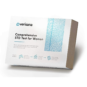 Comprehensive STD Test for Women – Check for HIV, Hepatitis C, Syphilis, Herpes Simplex Type 2, Chlamydia, Gonorrhea, Trichomoniasis – Verisana