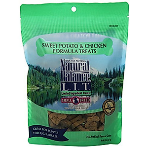 Natural Balance 236530 12-Pack Lit Chicken And Sweet Potato Treat For Pets, 8-Ounce