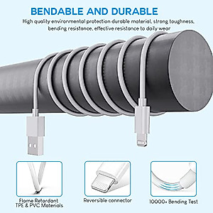 iPhone Charger, [Apple MFi Certified] 2 Pack iPhone Charger Data Sync Transfer Lightning Cable with Travel USB Wall Charger Block Compatible with iPhone 13/12/11 Pro/SE/XS/X/XR/8/7/iPad/AirPods