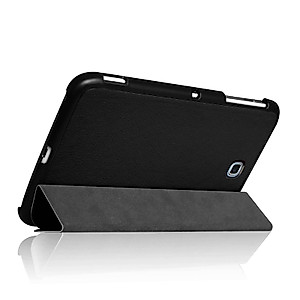 Fintie Slim Shell Case for Samsung Galaxy Tab 4 7.0 2014, Ultra Lightweight Protective Stand Cover, Black