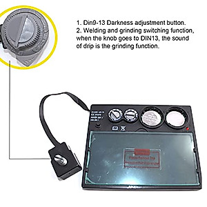 100mm50mm Solar Auto Dimming Welding Lens Welder Auto Darkening Welding Lens