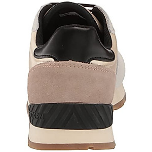 TRETORN womens Women's Lace-up Loyola Women s Lace Up Casual Fashion Sneakers Shoes with Classic Vintage Style, White/Taupe/Black, 6.5 US