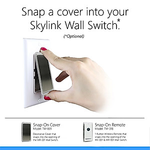 SK-7 Wireless DIY Easy to intall 3-Way Dimmable On Off Anywhere Lighting Home Control Dimmer Wall Switch Set, no neutral wire required.