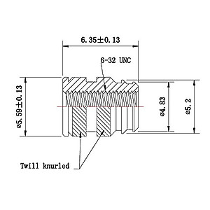 [initeq] #6-32 Threaded Heat Set Inserts for 3D Printing (100, Long)