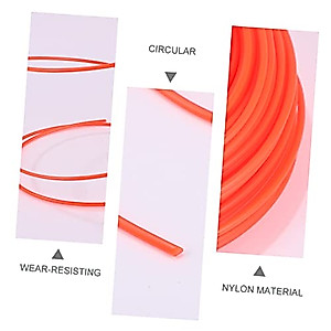 3pcs Lawn Mower Parts Lawnmower Parts Square Tool Trimmer Nylon Trimmer line Grass Trimmer Wire Simple Mower Parts Cords Mower Brush Cutter Accessories Electric Wire Component