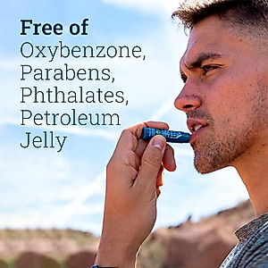 Oars + Alps Shine Free Lip Balm and SPF 18 Sunscreen, Lip Care with Sunny Mint Scent, Water and Sweat Resistant, 0.15 Oz Each, 3 Pack