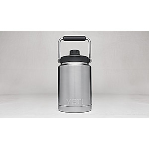 YETI Rambler Vacuum Insulated Stainless Steel Half Gallon Jug with MagCap, Stainless Steel