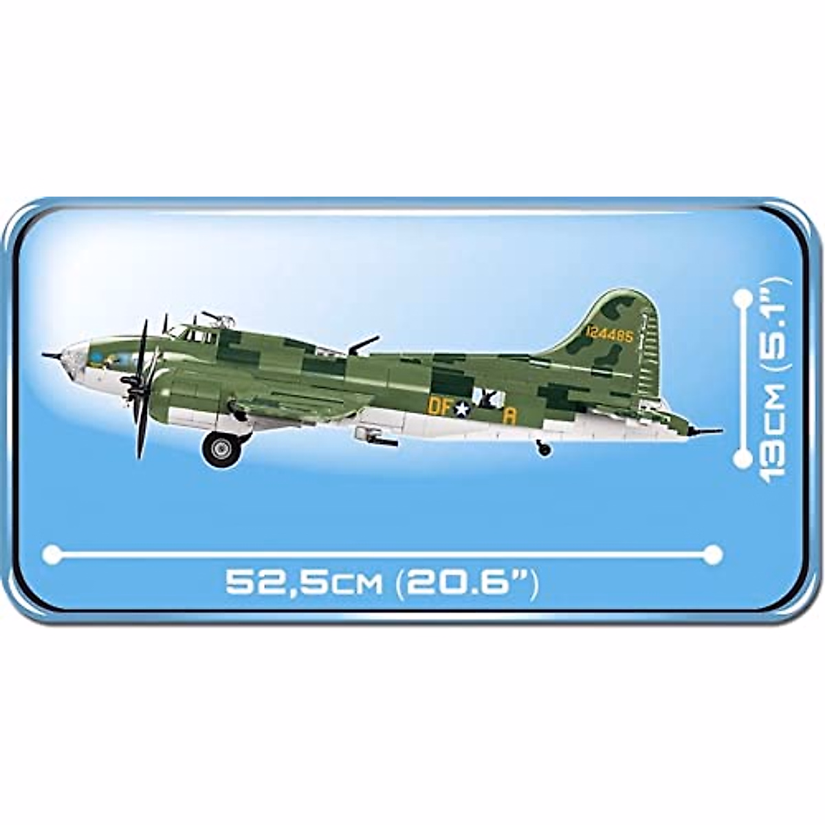COBI Historical Collection Boeing B-17F Flying Fortress Memphis Belle Plane