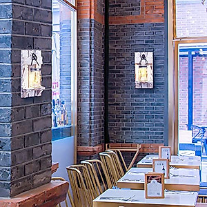 Wall Sconces Decor and 12 Inch Rustic Lazy Susan Turntable