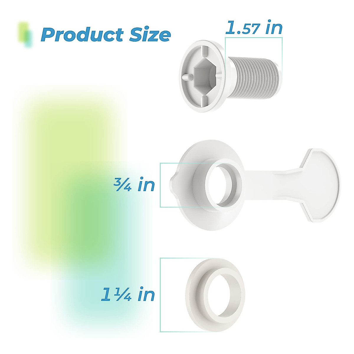 Replacement Cooler Drain Plug for 50 58 and 82 Qt Coleman Xtreme Coolers - 1.5" Shaft Length