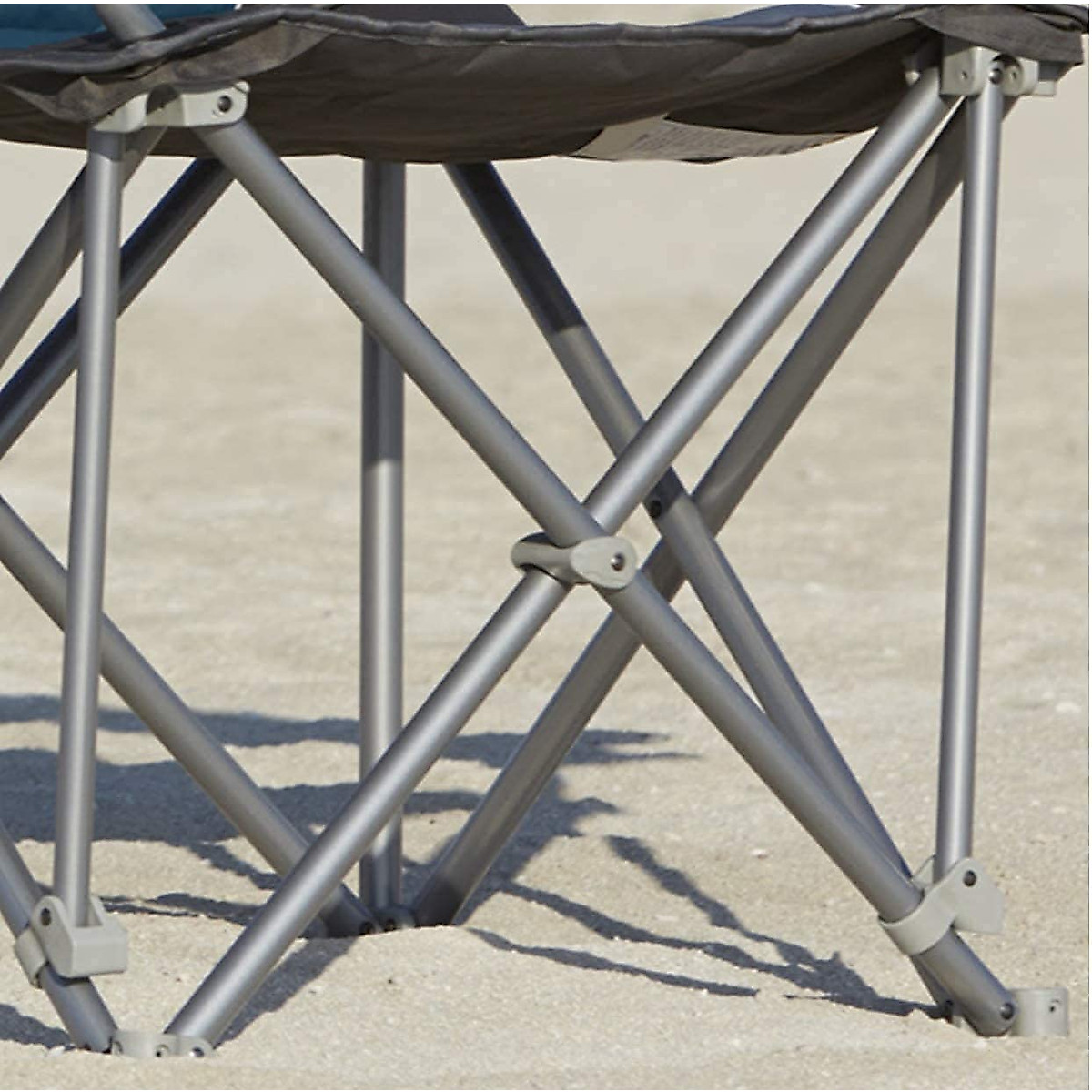 LivingXL 1,000-lb. Capacity Heavy-Duty Portable Chair Blue 1,000 lb