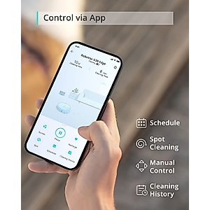 eufy by Anker, RoboVac G30 Edge, Robot Vacuum with Dynamic Navigation 2.0, 2000 Pa Suction, Wi-Fi, Boundary Strips, for Carpets and Hard Floors, Ideal for Pet Owners