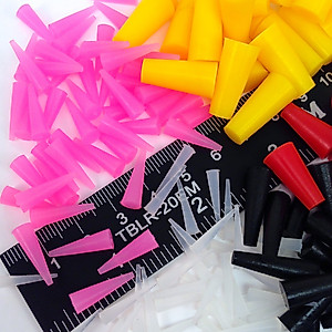 175 Piece Powder Coating Plugs High Temp Silicone Rubber Tapered Stopper Kit
