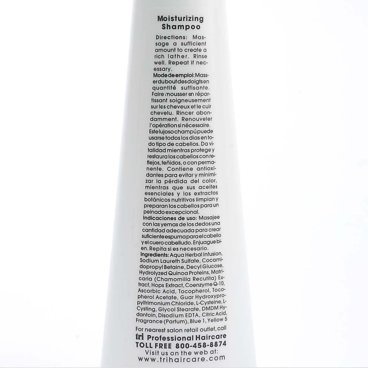 TRIDESIGN Hair Care Moisturizing Shampoo - Revitalizing Hair Shampoo with Topical Nutrition Complex for Men and Women, Home or Salon Shampoo, 10.5 Oz Hair Products to Hydrate & Nourish Hair