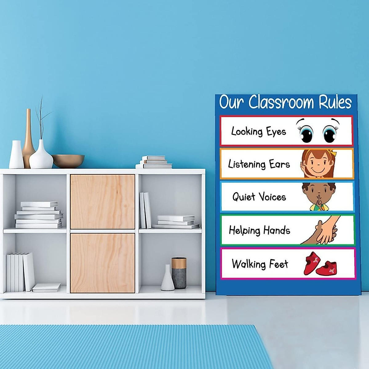 AOMACA Classroom Posters Preschool Classroom Rules Classroom Rules, Classroom Poster, Preschool RulesCanvas Painting Wall Art Poster Bedroom Living Room Decor8x10inch(20x26cm), 8x10inch(20x26cm)