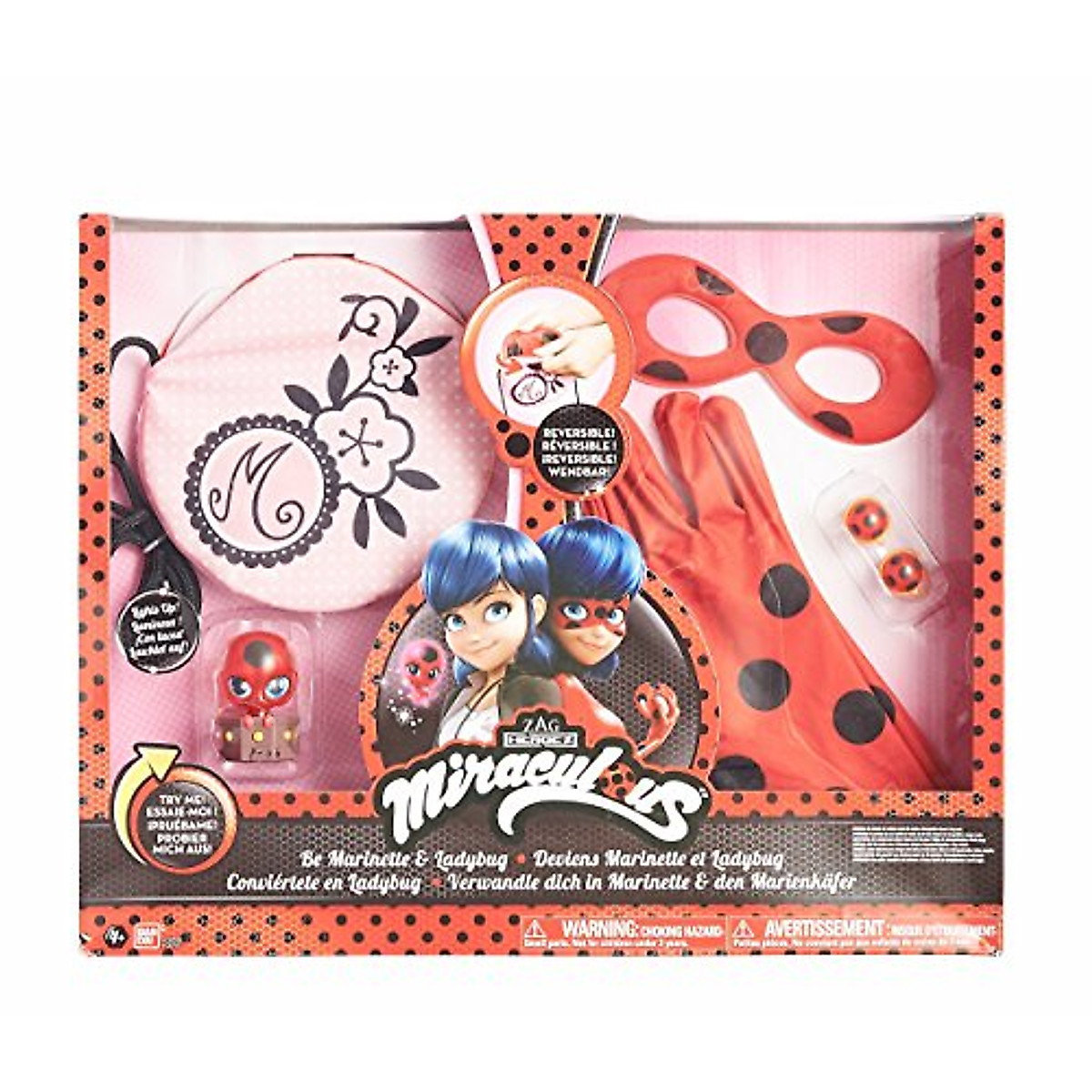 Bandai – 39780 – Miraculous Fancy Dress Set, One size – Red