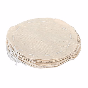 Diguo Coffee Syphon Cloth Replacement Filter for Hario Syphon, Yama Siphon and Other Syphon Coffee Maker, Balance Syphon Coffee Maker, Vacuum Pot Filters - Pack of 10 pcs