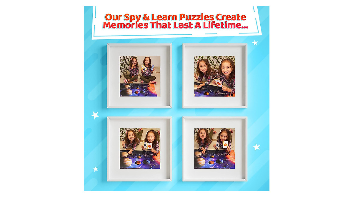 Solar System Spy Puzzle for Kids - Educational Space Game