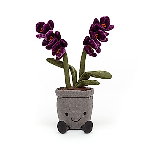 Jellycat Amuseables Purple Orchid Flower Plant Plush